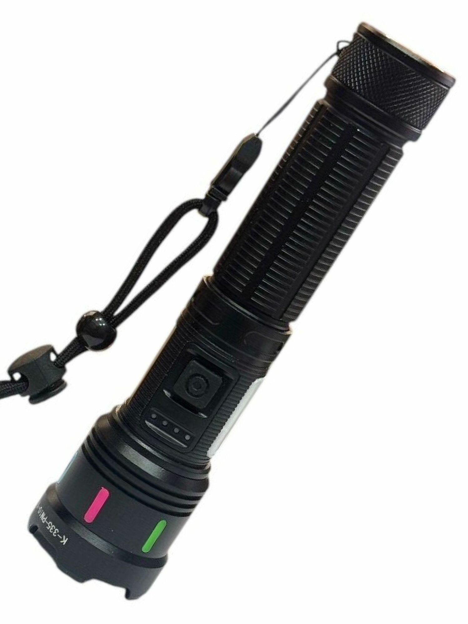 Фонарь светодиодный Огонь K-335-PM10-TG Zoom, тактический, 3 режима