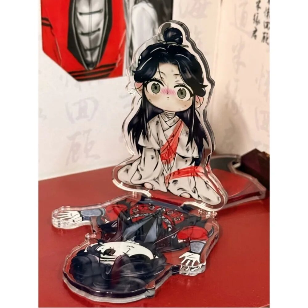 Небесные чиновники, благословение, акриловая подставка, фигурка Xie Lian Hua Cheng, двойной дисплей, Tian Guan Ci Fu, аниме, хороший декор стола