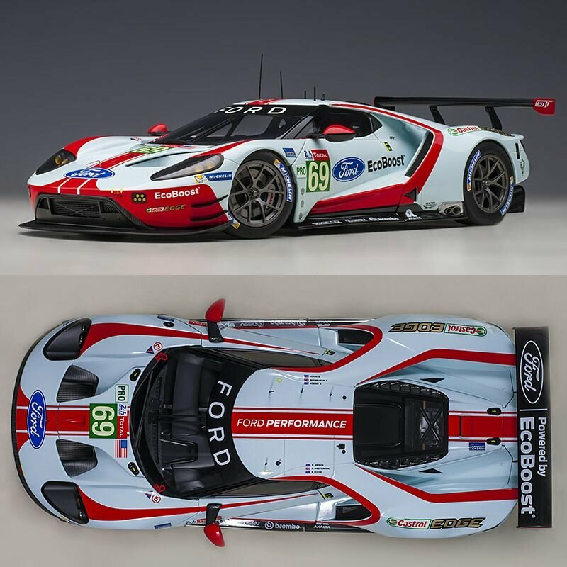 AUTOart Масштаб 1:18 Ford GT 2019 Ле-Ман гоночная машина Модель