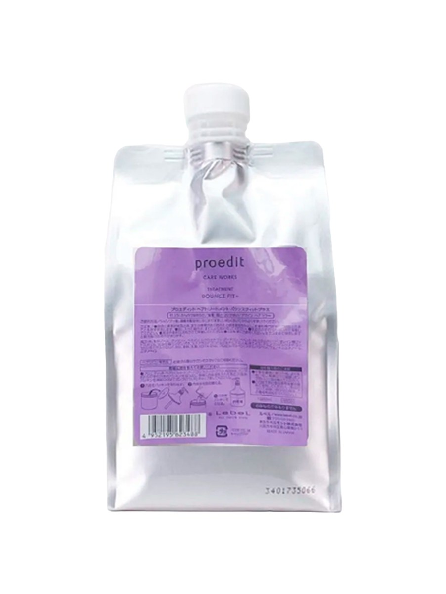 Маска Lebel Proedit Bounce Fit Plus, Восстанавливающая для сильно поврежденных, сухих, ломких волос SPF 15, 1000 мл