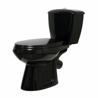 Унитаз компакт Optima Элисса, 1 реж, косой выпуск, сиденье полипропилен, цвет: черный