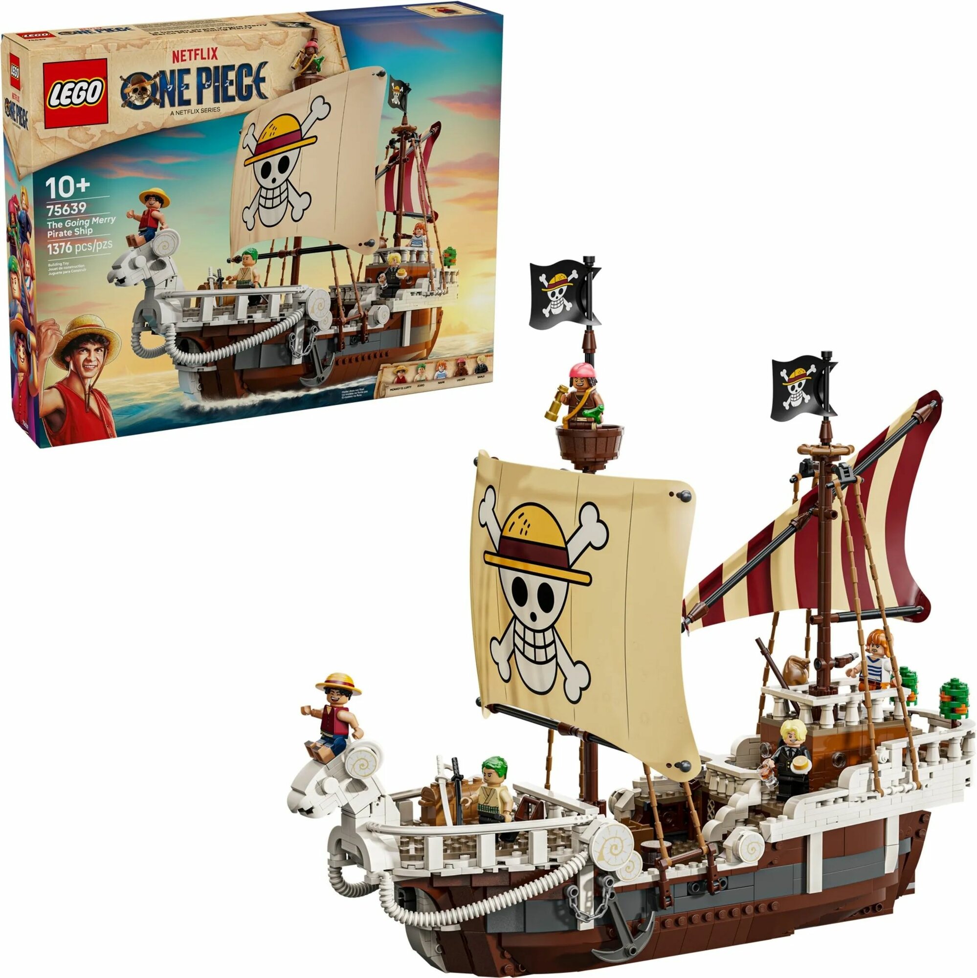 Конструктор LEGO 75639 One Piece Пиратский корабль Форвард Мерри
