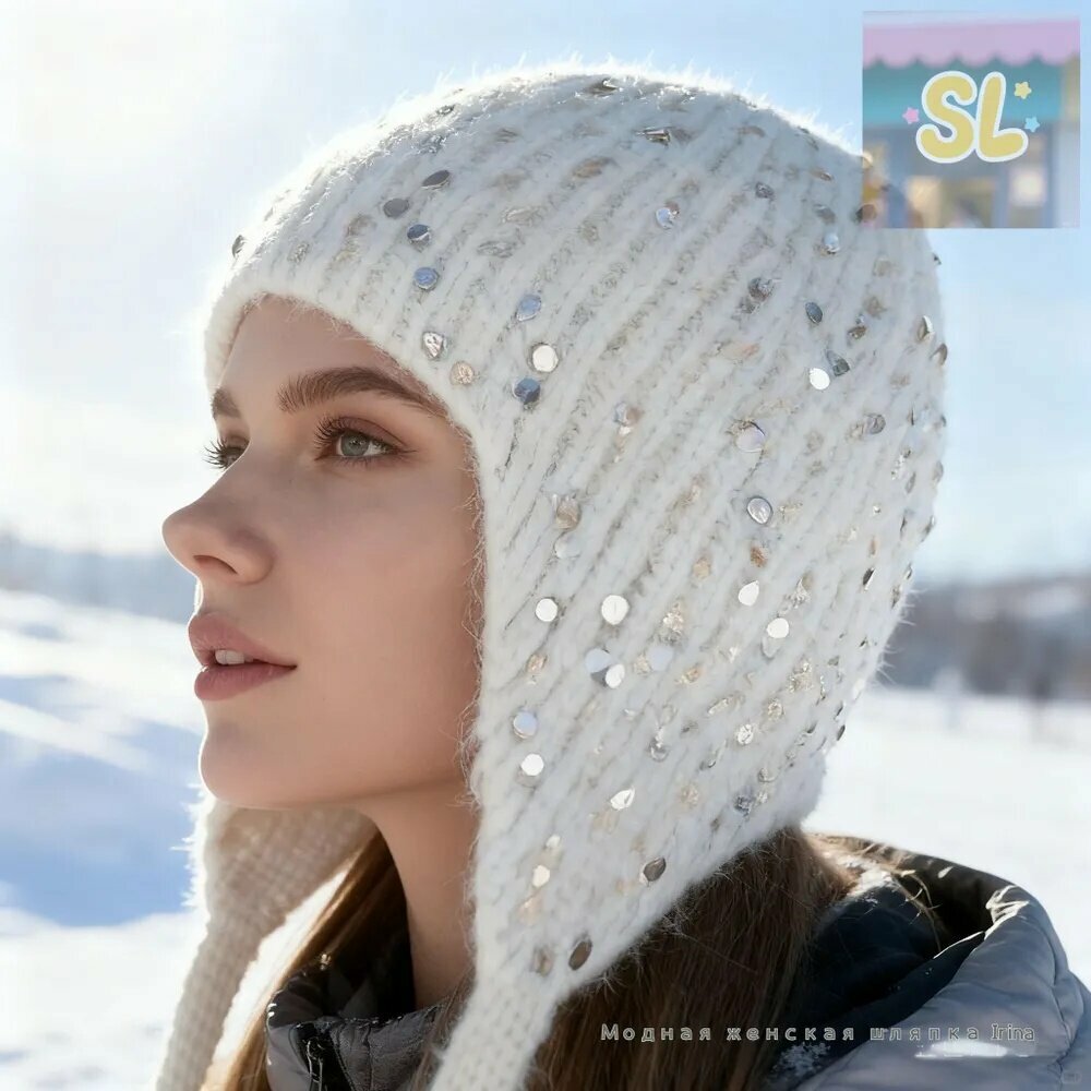 Шапка с ушками — фото 1