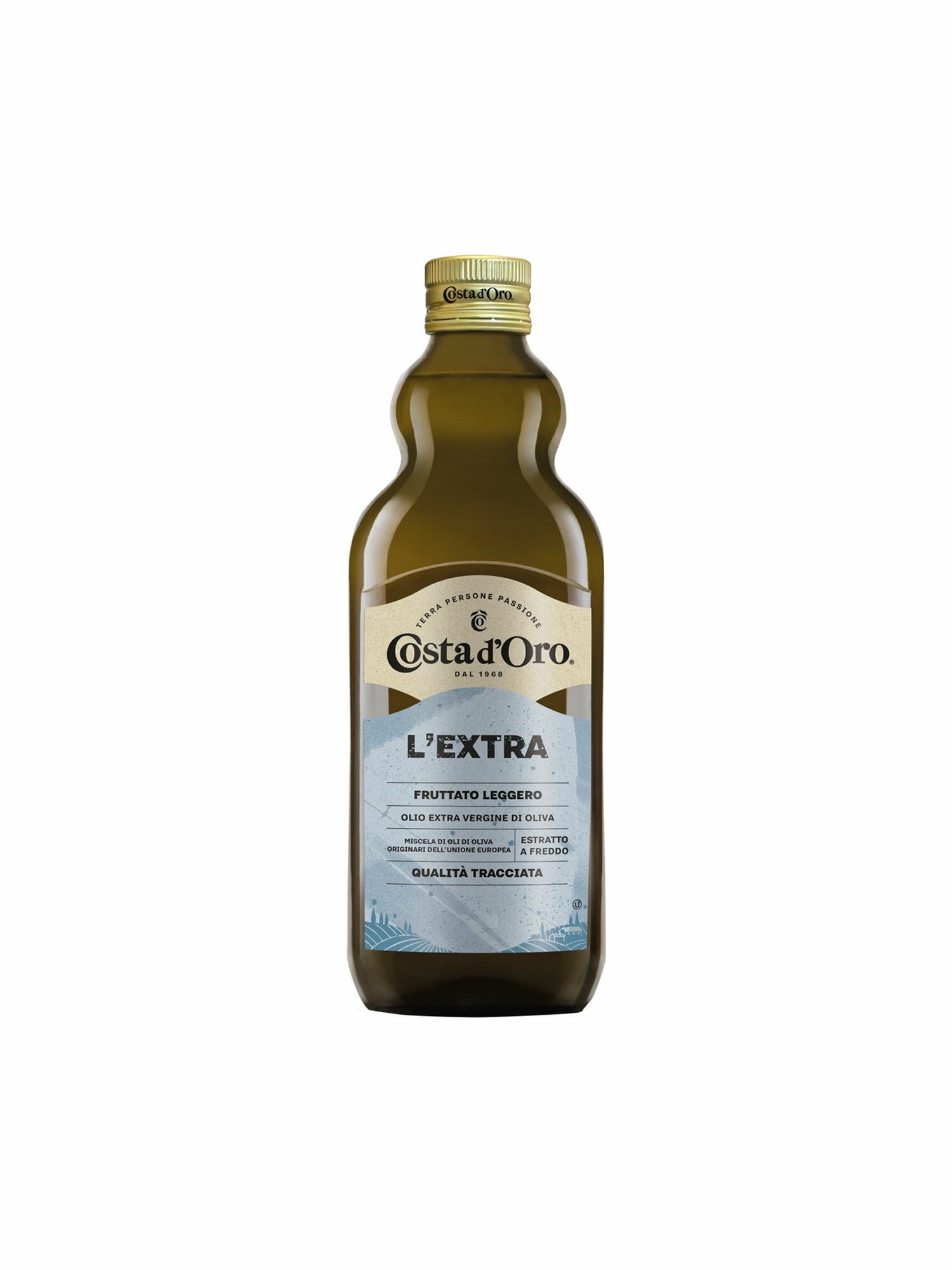 Масло оливковое Costa d'Oro Il Delicato Extra Virgin нерафинированное, 1л