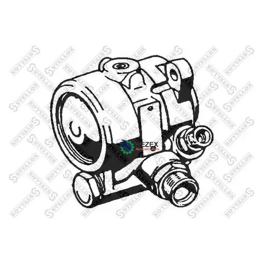 STELLOX 8432704SX насос гидроусилителя! 100 bar \Omn MB OM352/355/360/362/366/401/421/422/441/442/447