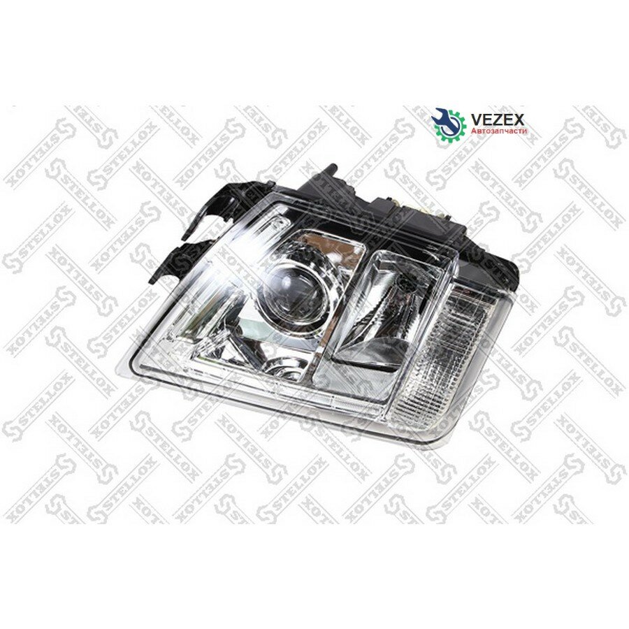 STELLOX 8733081SX фара! H7 правая хром + LED ход. огонь vers. Depo\Volvo FH/FM 13-16 08>