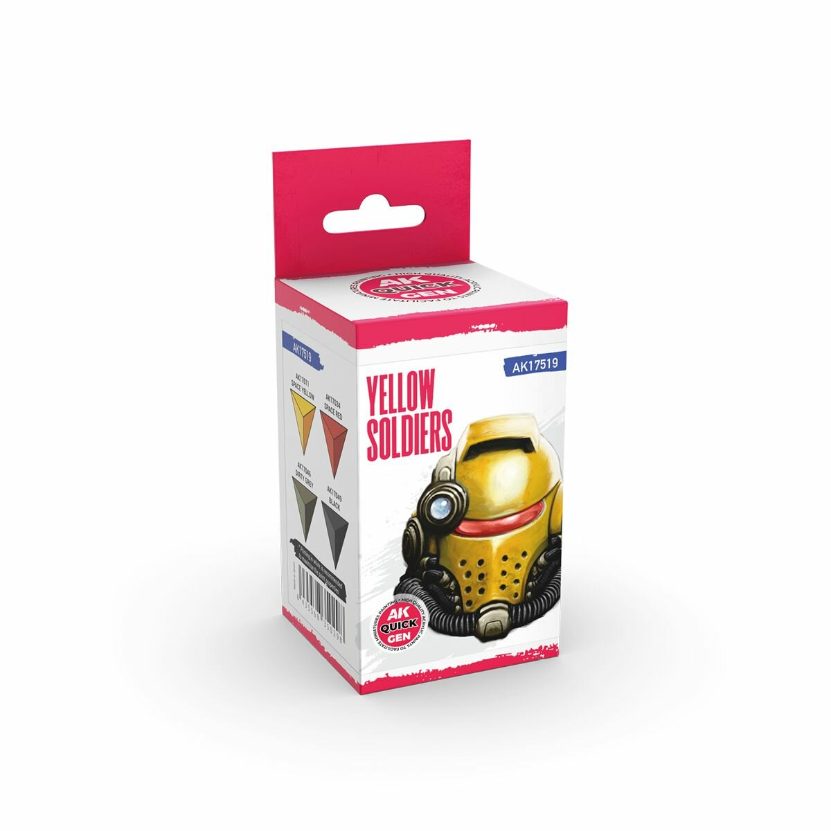 Набор акриловых красок AK Interactive - QUICK GEN Set - Yellow Soldiers