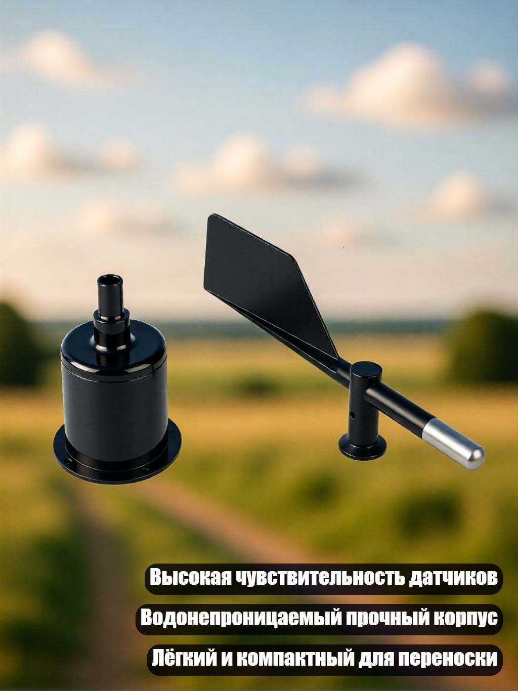 Анемометр для измерения скорости ветра