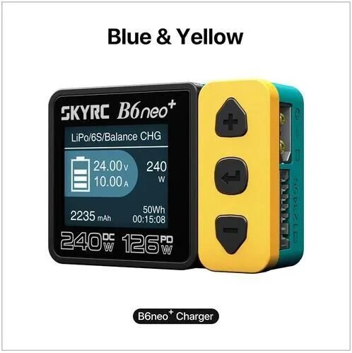 Эксклюзивное зарядное устройство SKYRC 240W 126W с функцией разряда для аккумуляторов LiPo Li ion NiMH, оснащенное портами PD XT60 и Type C, представляет собой премиум решение