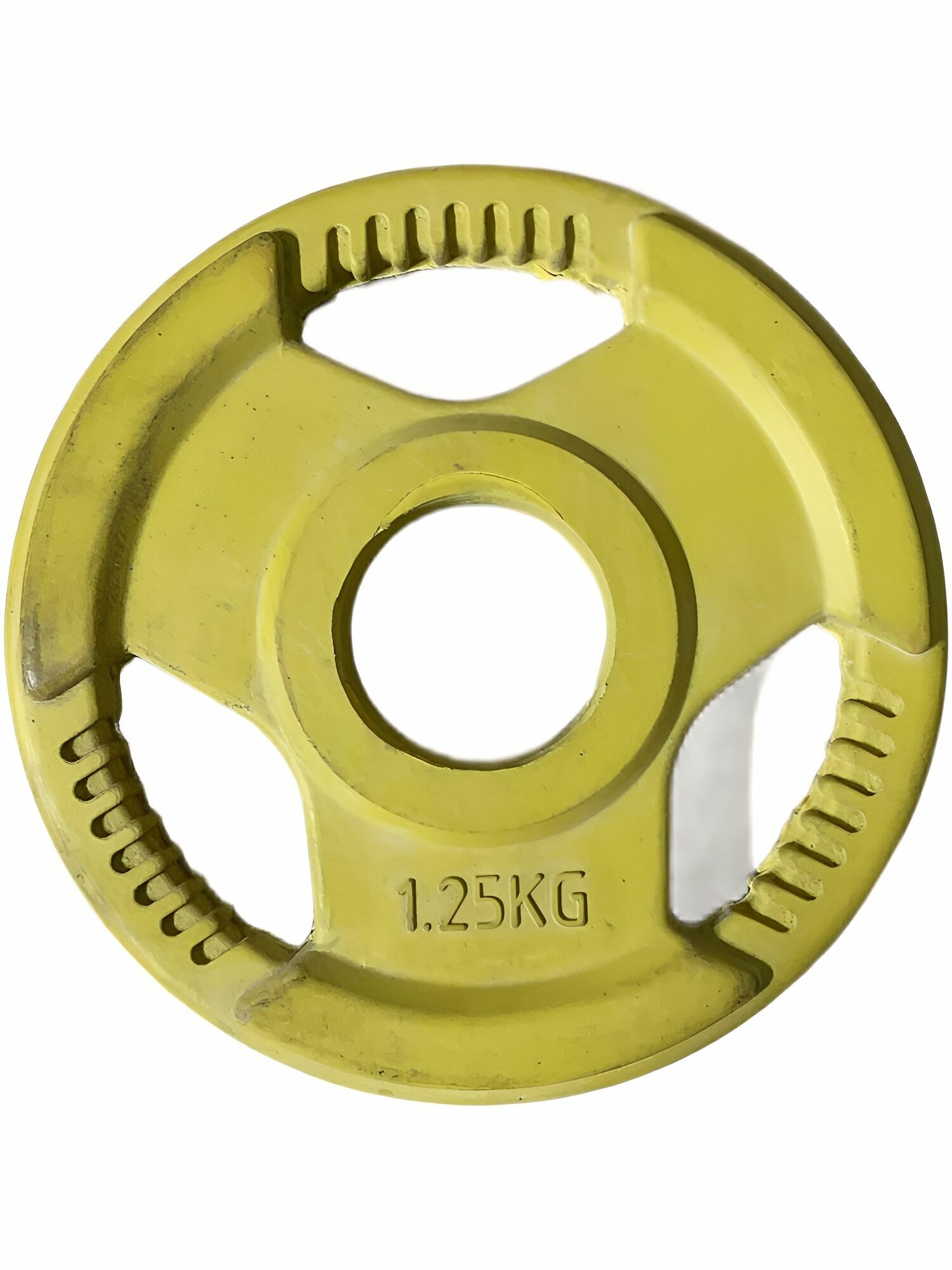 Диск для штанги обрезиненный d-51 2.5 кг желтый