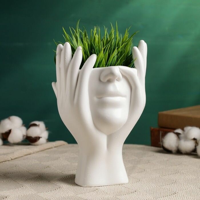 Горшок для цветов, кашпо Мечты в руках 17см.1шт