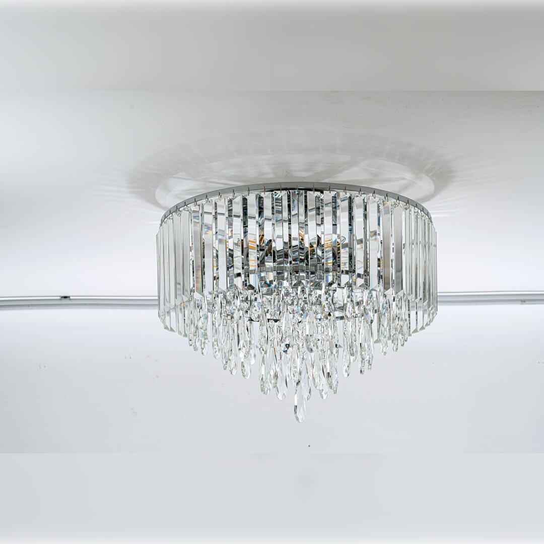 Люстра хрустальная потолочная для всех типов помещений, для всех видов потолков