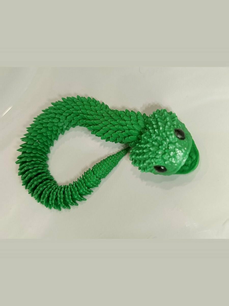 Подвижная фигурка змея 3д для детей,