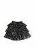 Юбка BCBGMaxAzria Sequined tiered skirt, размер 5 лет, черный