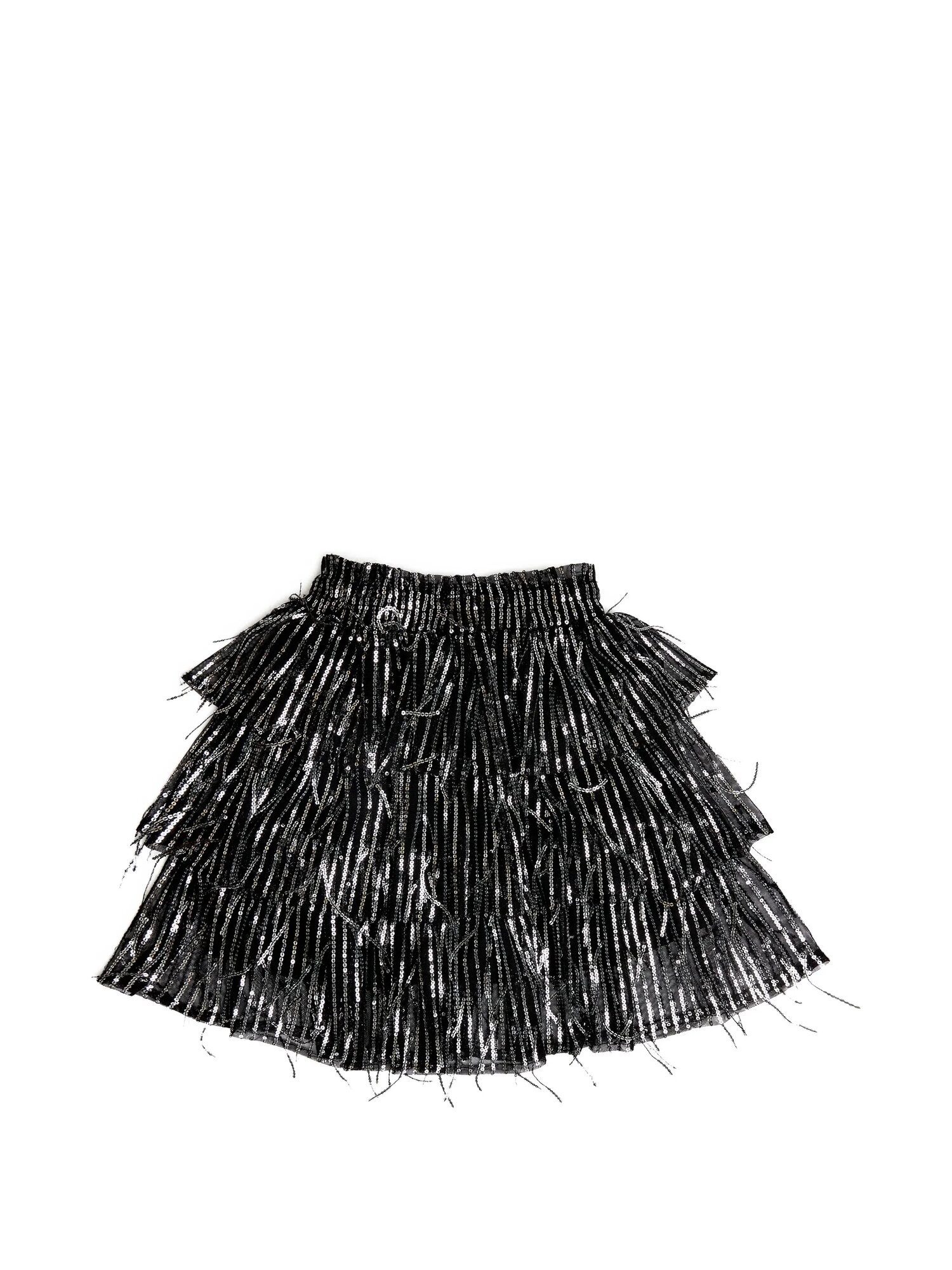 Юбка Sequined tiered skirt