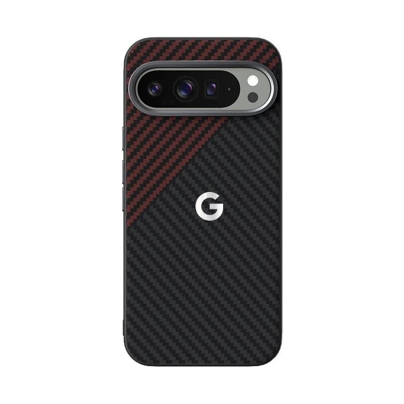 Серый чехол Google Pixel 9 из углеволокна — фото 1