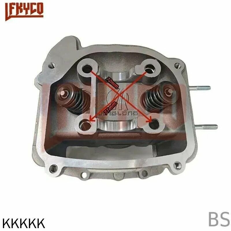 Головка цилиндра (в сборе ) применимый 163QMK 1P63QML ATV200cc D-62.5mm