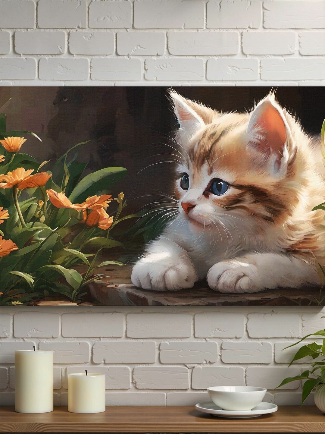 "Летнее детство" - картина на холсте, 60x40 см.