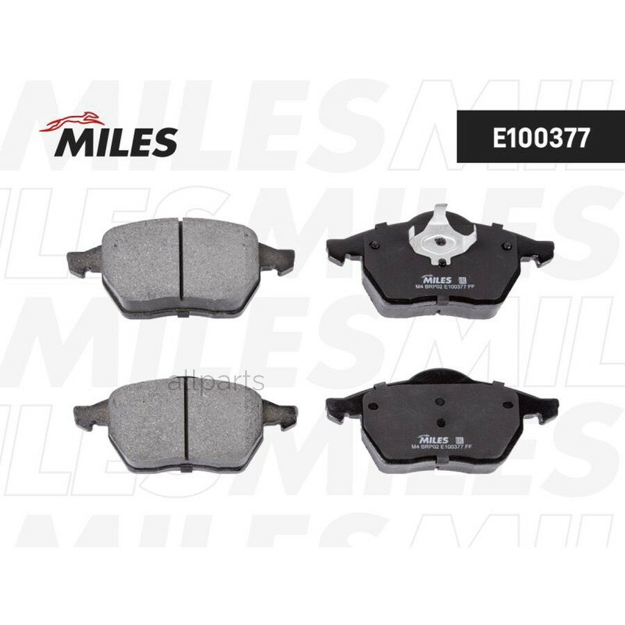 MILES E100377 Колодки тормозные AUDI A4 95>01/VOLKSWAGEN PASSAT 96>05 без датчика передние