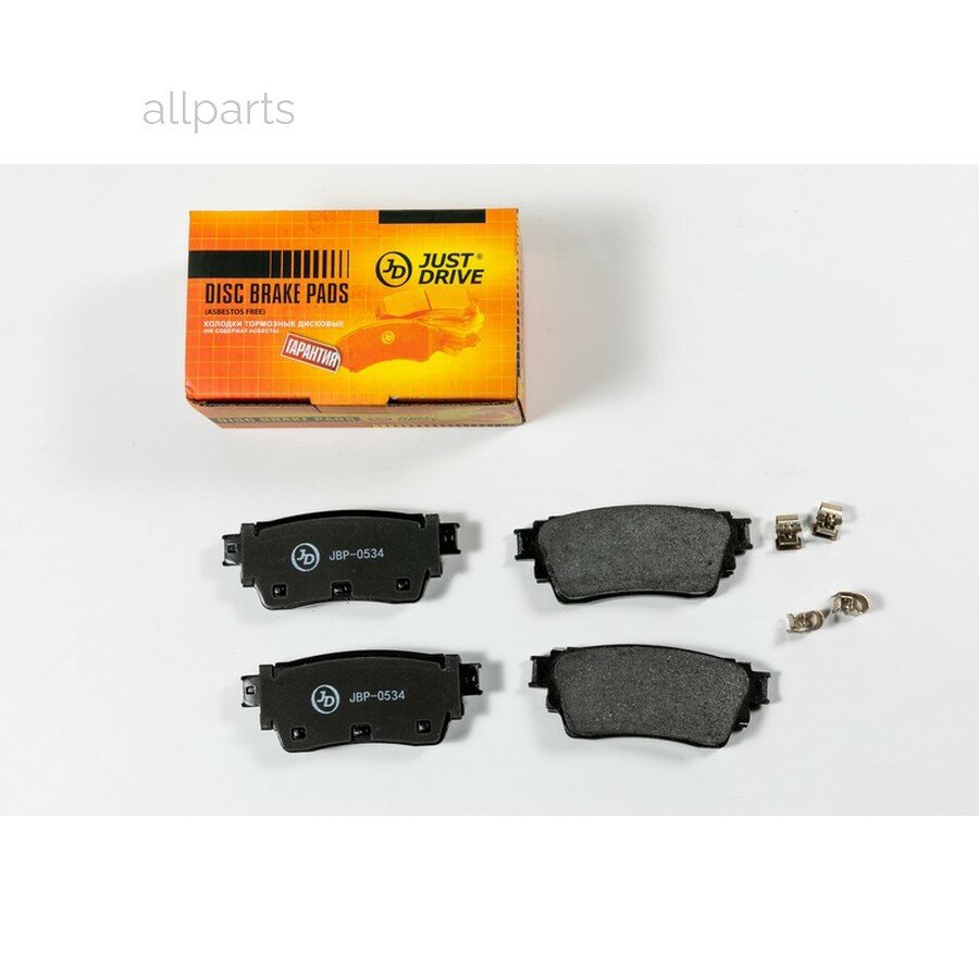 JUST DRIVE JBP0534 Колодки тормозные дисковые, задние