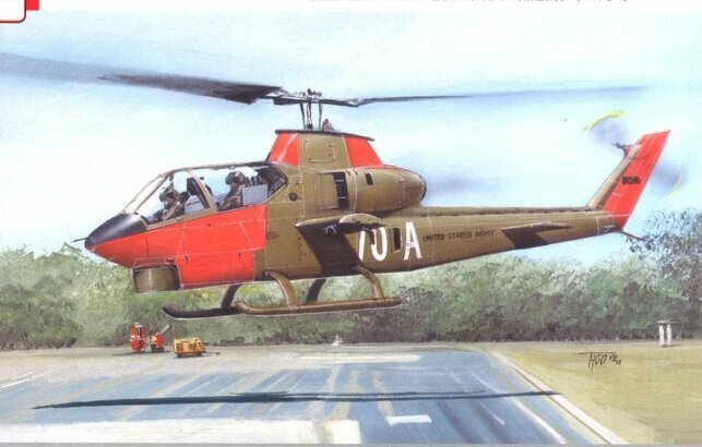 7451 AZmodel Вертолет Bell TH-1G Early Training Cobra 1/72