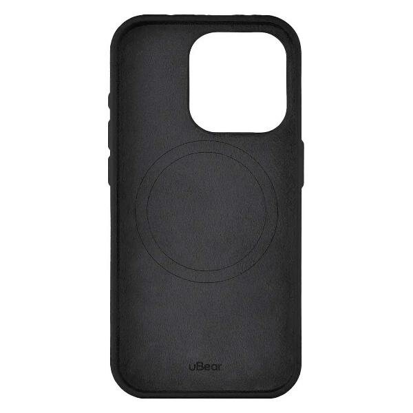 Чехол uBear для iPhone 15 Pro, черный (CS304BL61PCP-I23M)