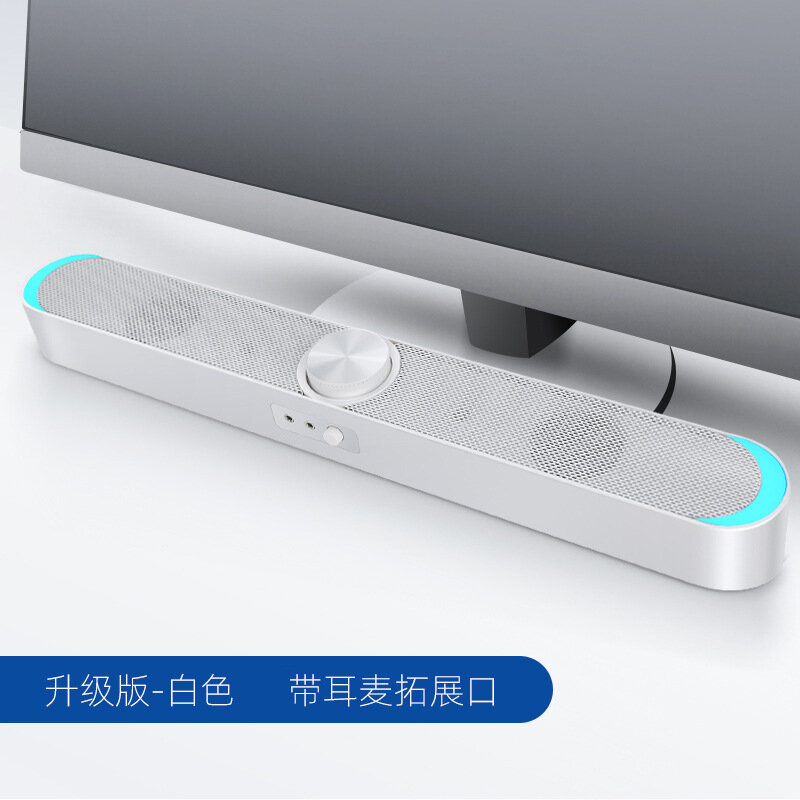 Компьютерная проводная Bluetooth-колонка с встроенным настольным микрофоном, мини-колонка с USB-подключением