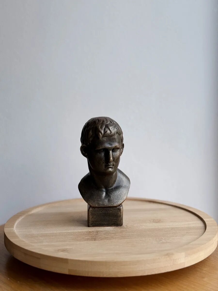 Статуэтка Марк Агриппа, 13 см, из гипса, ручная работа, в цвете — фото 1