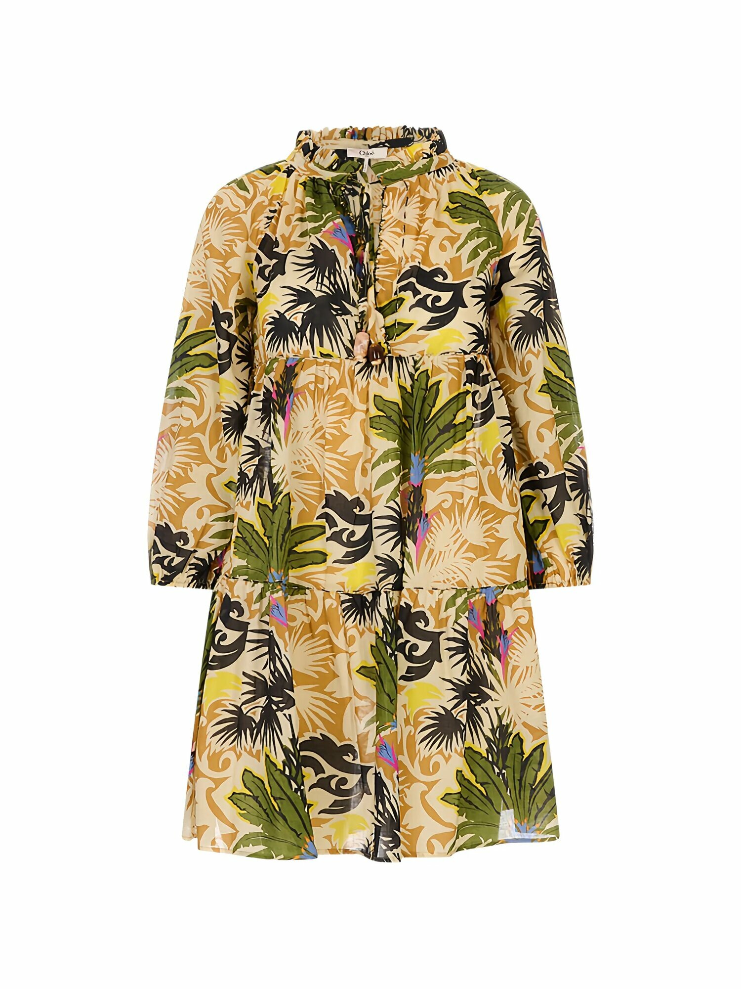Платье Clara embroidered-silk kaftan beach dress