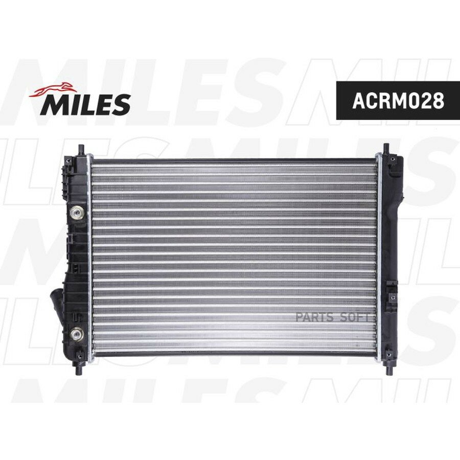 MILES ACRM028 Радиатор CHEVROLET AVEO 1.2/1.4/1.6 09- ()