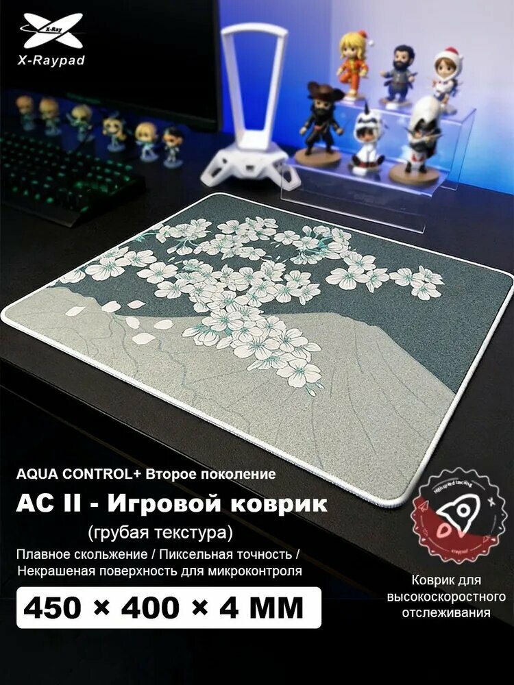 X-raypad Коврик для мышки, L, зеленый