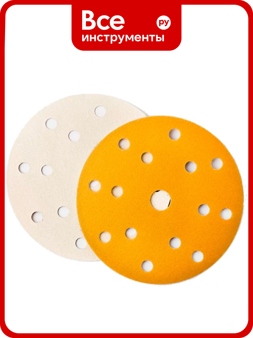 Абразивный круг Tilflex Gold TL64, для дерева и краски, 150х150 мм, 100 штук