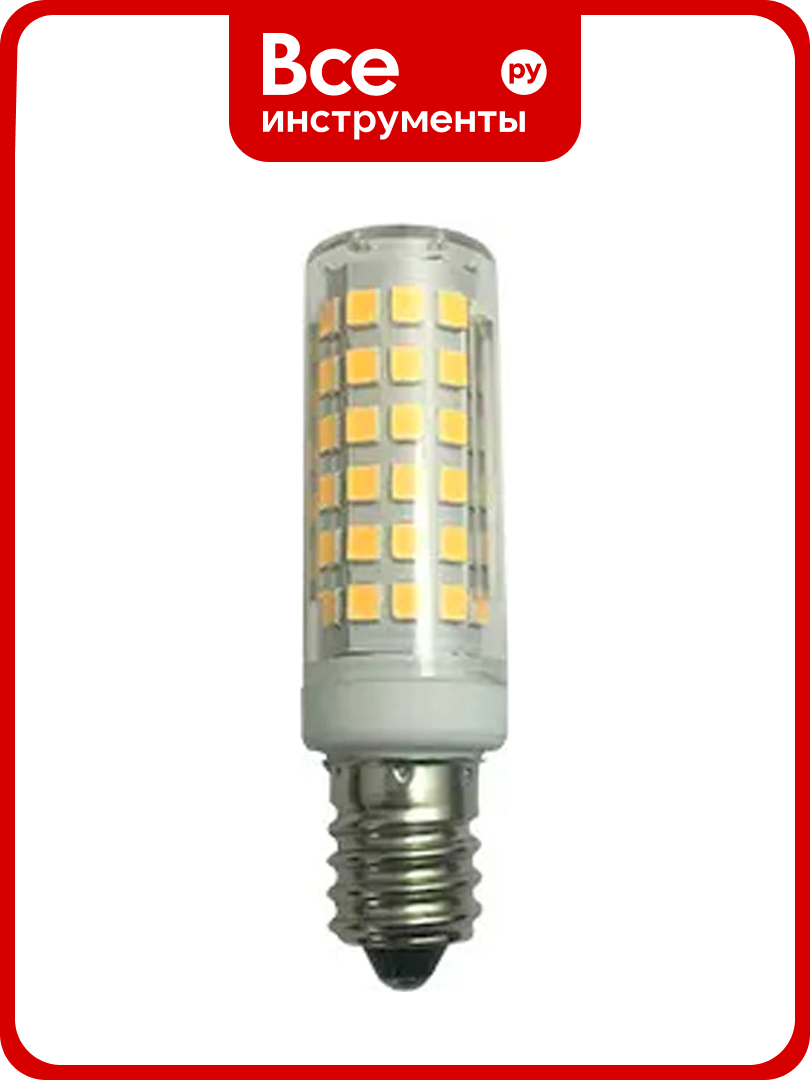 Светодиодная лампа Ecola T25 led micro 3,0w, e14, 2700k, 340, кукуруза, для холодильника, швейной машинки и т. д, 53x16 mm B4TW30ELC