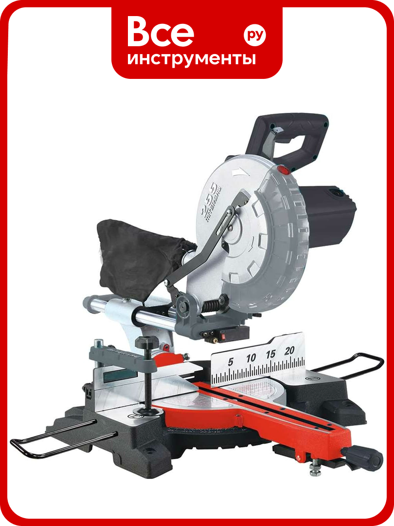 Торцовочная пила JIB 7255g, 2,2 кВт, лазер, функция протяжки, для деревообработки с максимальным глубиной реза