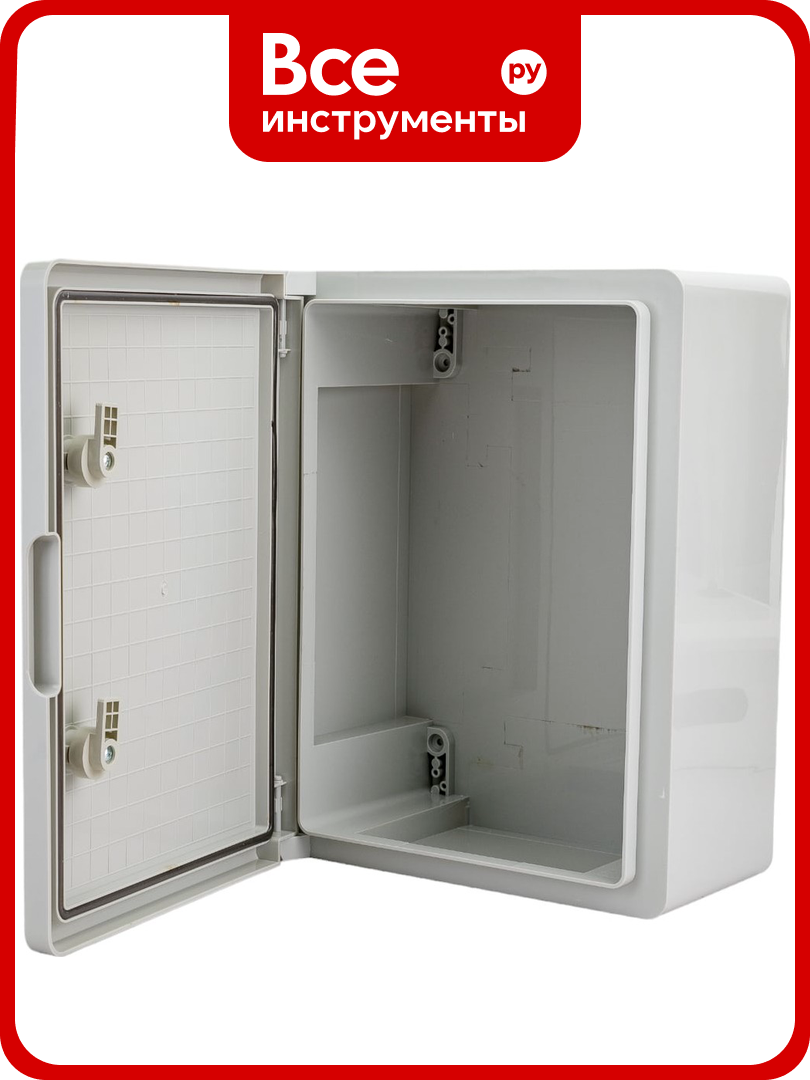 Щит с монтажной панелью REXANT пластиковый ЩМПп 400x300x170 мм ABS УХЛ1 IP65 11-0402