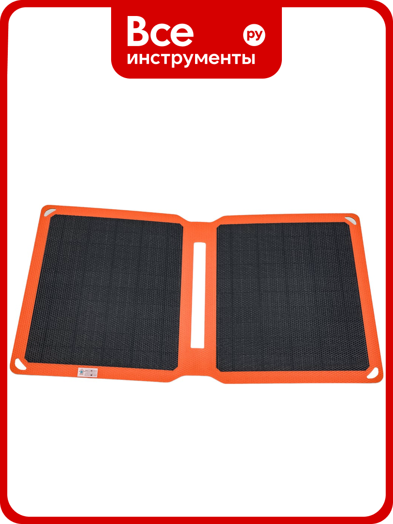 Солнечная влагозащищенная батарея TopOn 10w usb 5v 2a, ip67, складная на 2 секции
