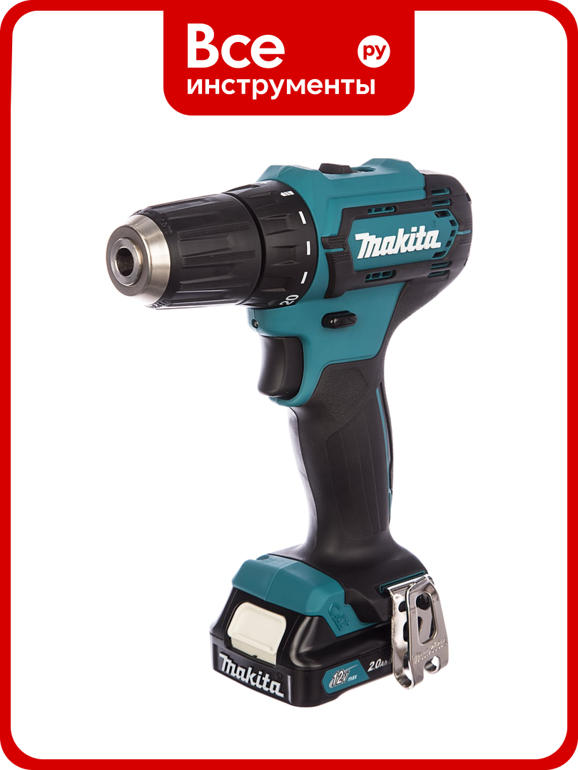 Дрель-шуруповерт, Makita, Makita CXT DF333DWAE, сверления отверстий и монтажа, Аккумуляторная