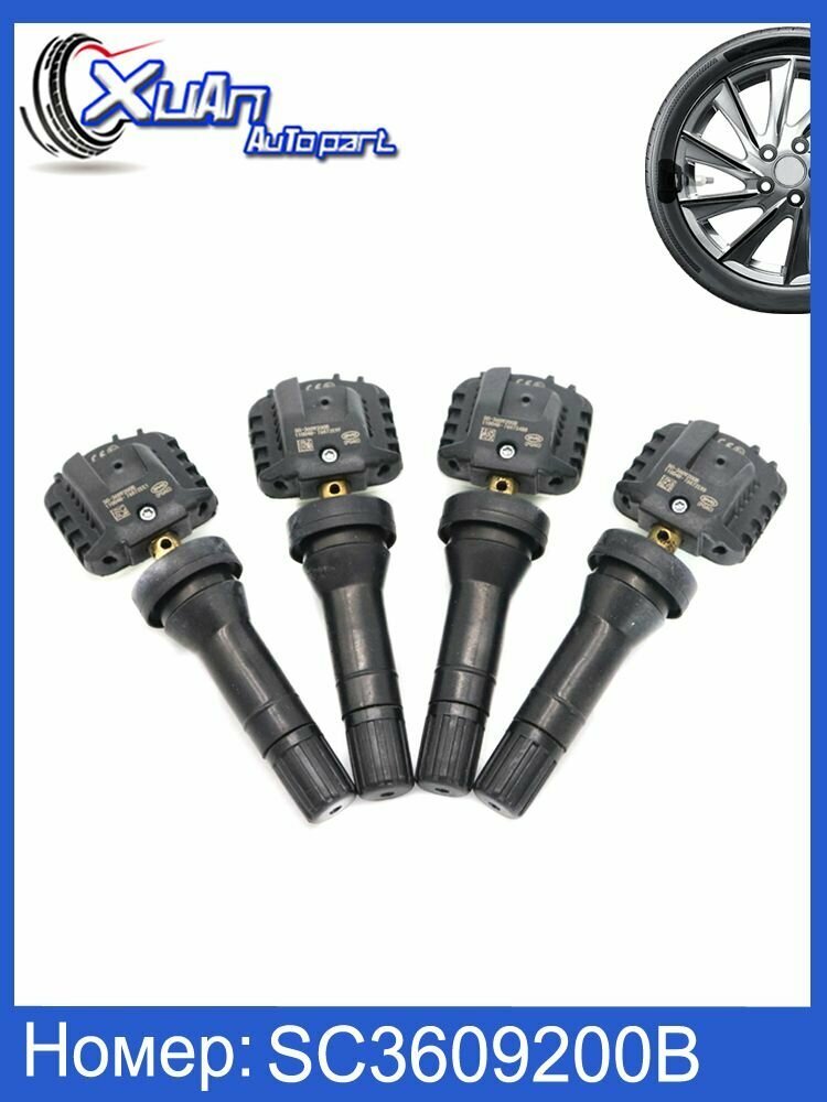 SC3609200B 110048 TPMS Датчик давления шины 433 МГц Подходит для BYD Dolphin E9 F3 Han EV Qin PLUS EV Song EV Song PLUS Song PLUS EV Song Pro Song Pro DM Song Pro EV Tang Tang DM Tang DM-i Tang EV,