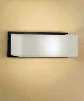 Kolarz Cubus бра, 1хE27, 60W, H 27, шир 15, никель+дерево