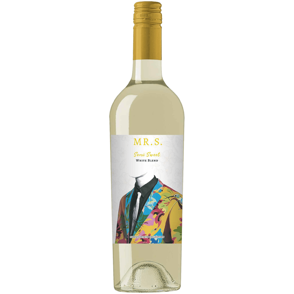 Вино Mr.S. White Blend белое полусладкое 0,75 л