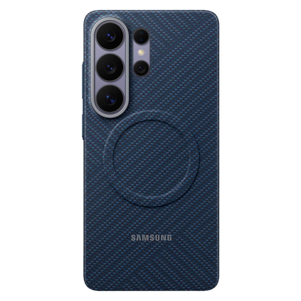 Чехол-накладка Samsung Carbon Magnet Case S26Ultra EF-KS948SCEGRU темно-синий