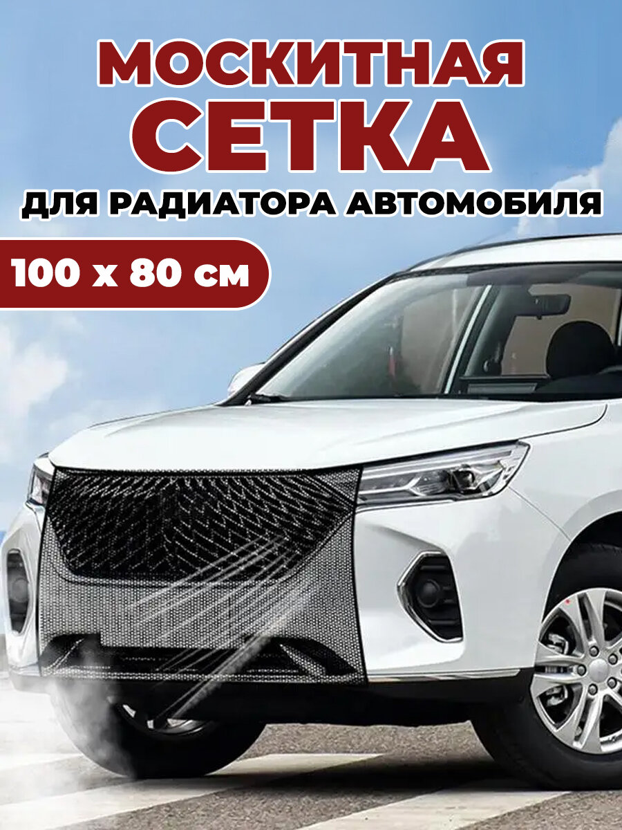 Москитная сетка для радиатора автомобиля / сетка на радиатор авто