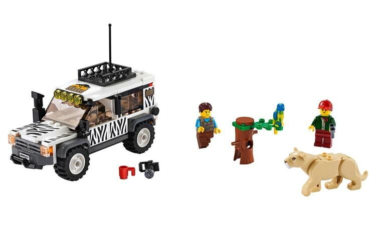 Конструктор LEGO City Safari Hunting off-Road Vehicle, 168 деталей