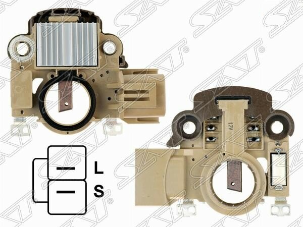 Реле-регулятор напряжения генератора SAT ST-23215-4M510 Nissan ALMERA N16 00-/PRIMERA 99-02 QG18DE/QG15DE