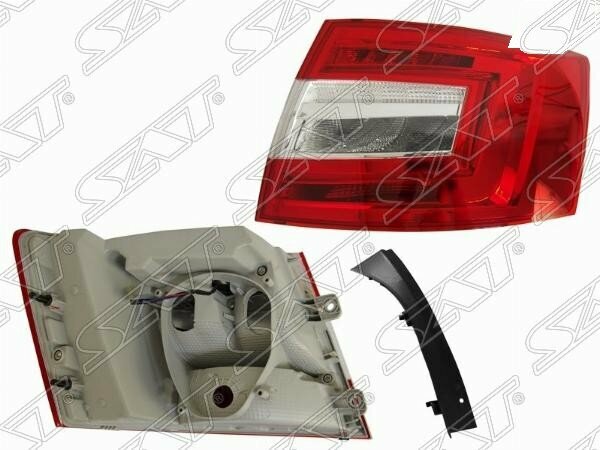 Фонарь задний SAT ST-665-1940R Skoda Octavia 16-20 правый диодный/ 4D SED