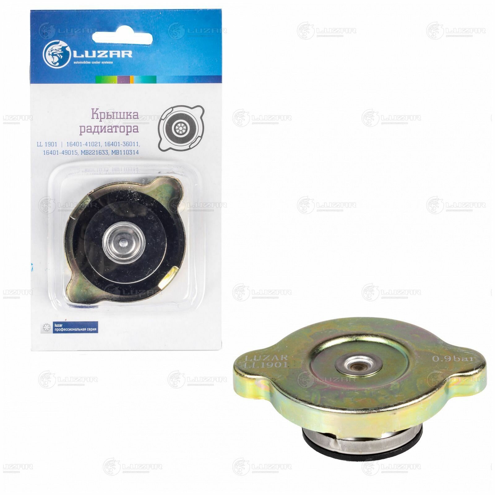 Крышка пробка радиатора для а м Toyota Honda Mazda Nissan 0.9 bar большой клапан LUZAR LL 1901
