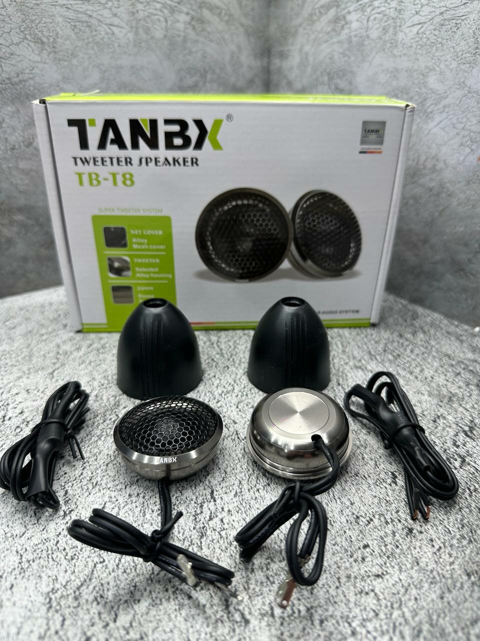 Автомобильные Твитеры/ Пищалки Tanbx TB-T8/ 120Вт/ 25мм/ Высокочастотные Динамики