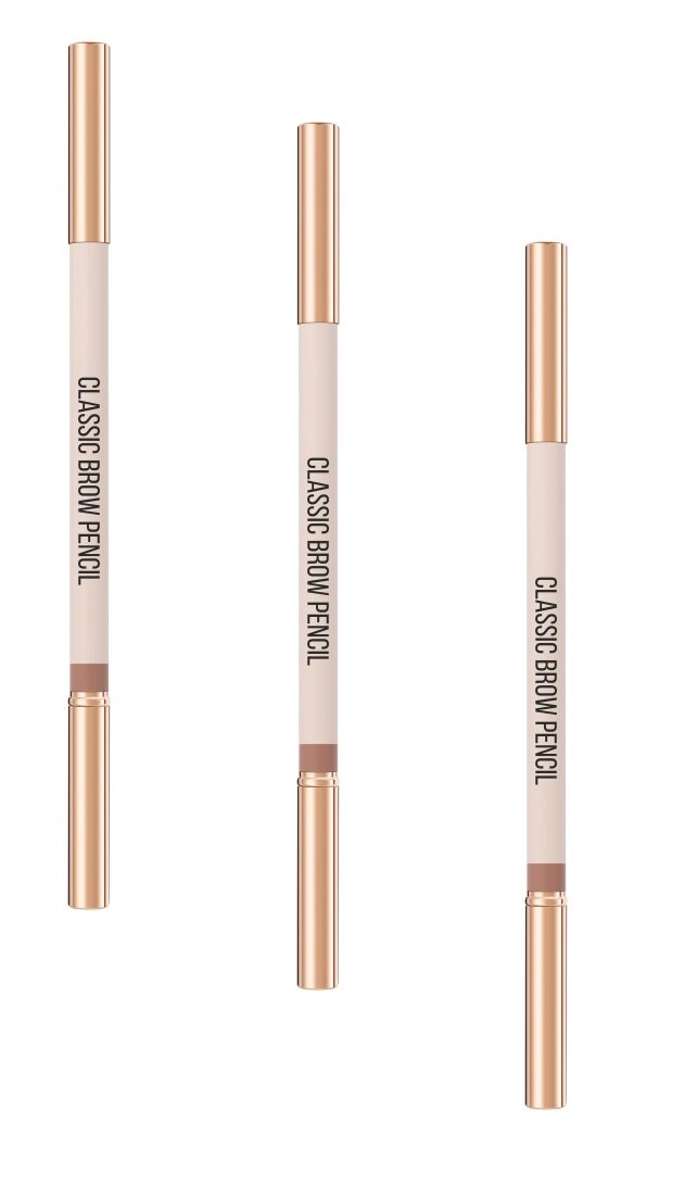Карандаш для бровей Stellary с щеточкой / Classic brow pencil тон 03 3шт