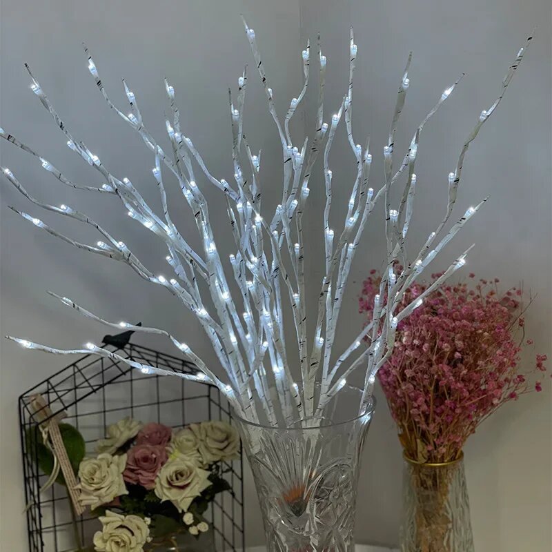 Светодиодные ветки березы, A White, 20 LED