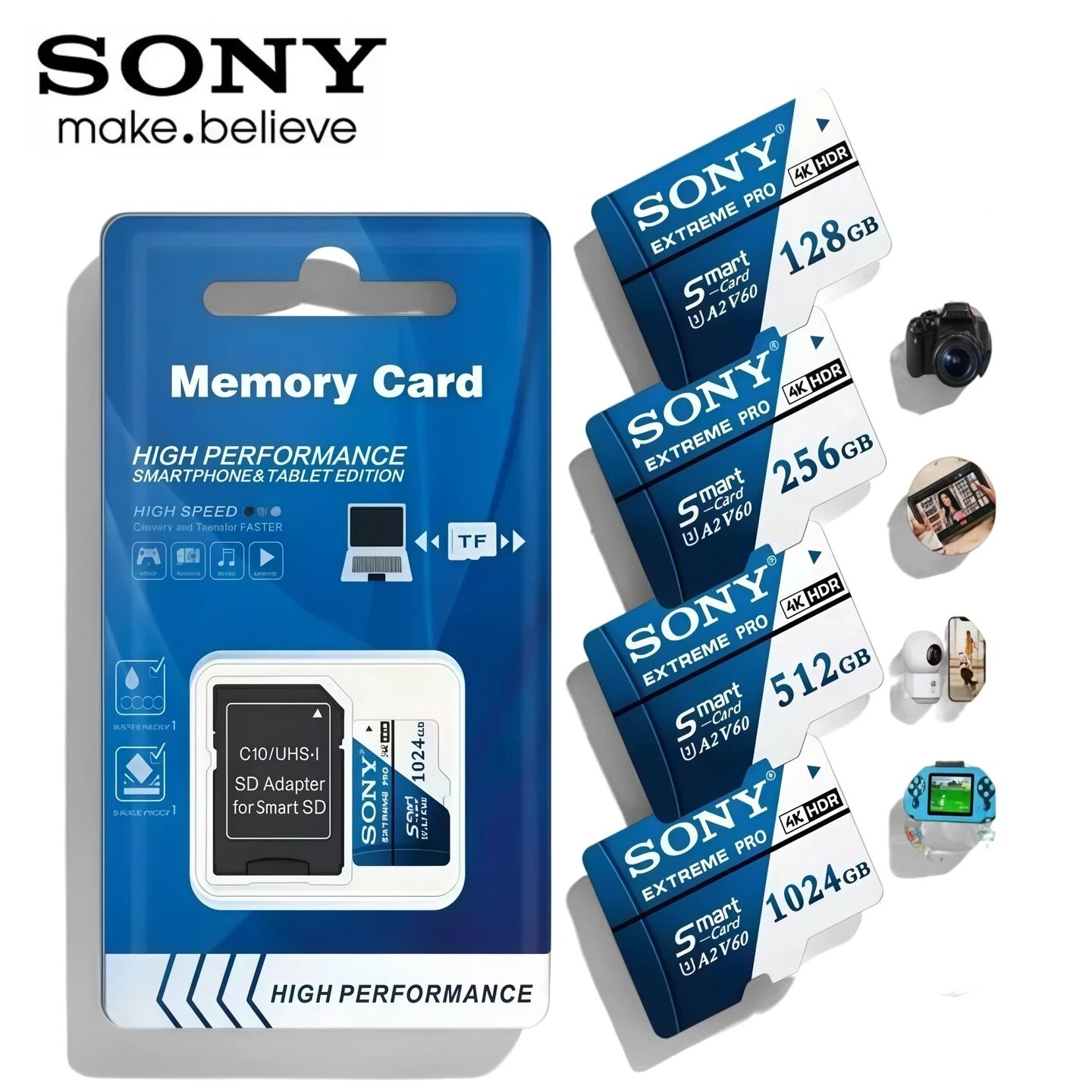 Sony Extreme Pro Micro SD карта памяти 1 ТБ 1 ТБ